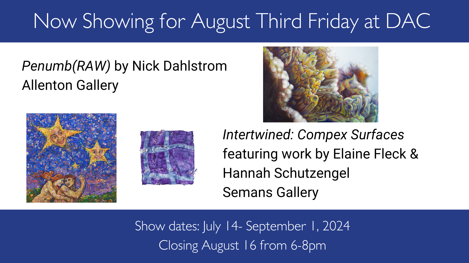 August Third Friday at DAC - Downtown Durham Inc
