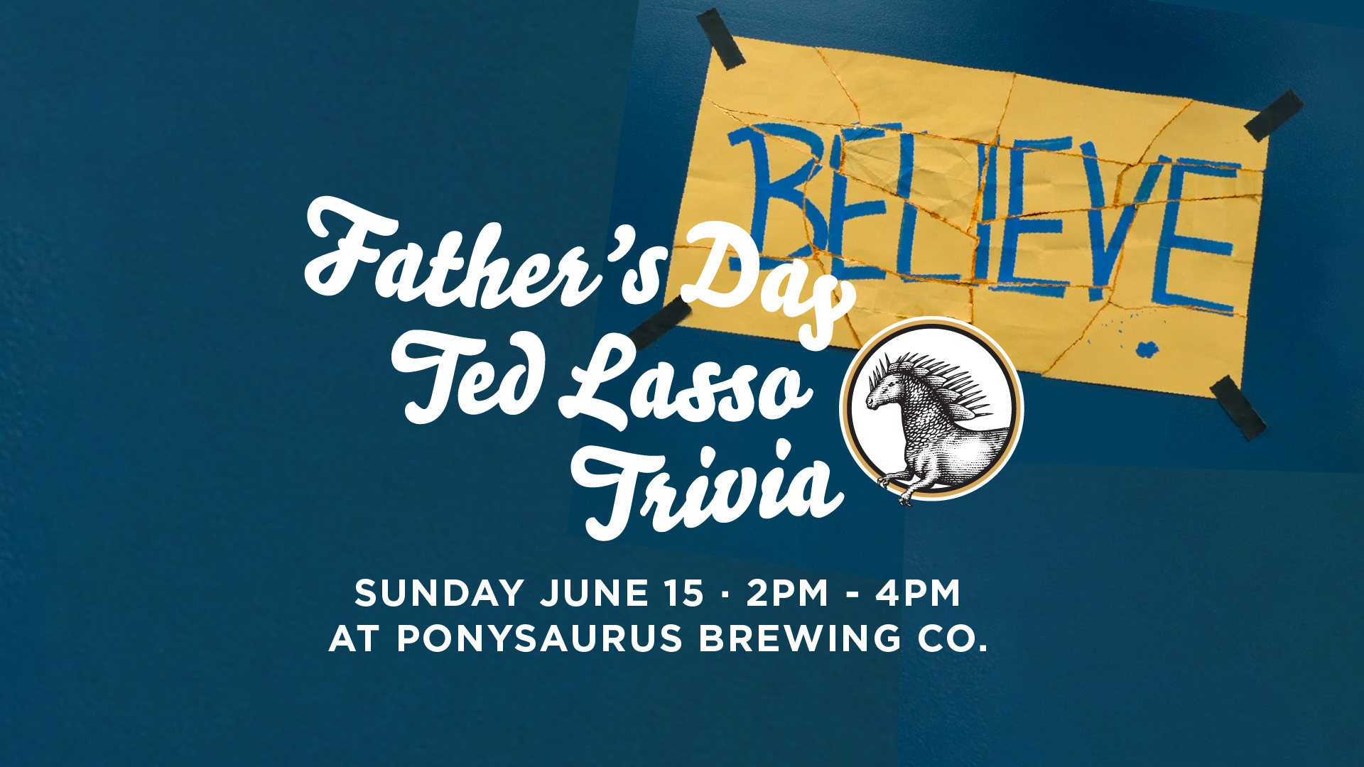 Ted Lasso Themed Trivia on Father’s Day at Ponysaurus Brewing Co ...