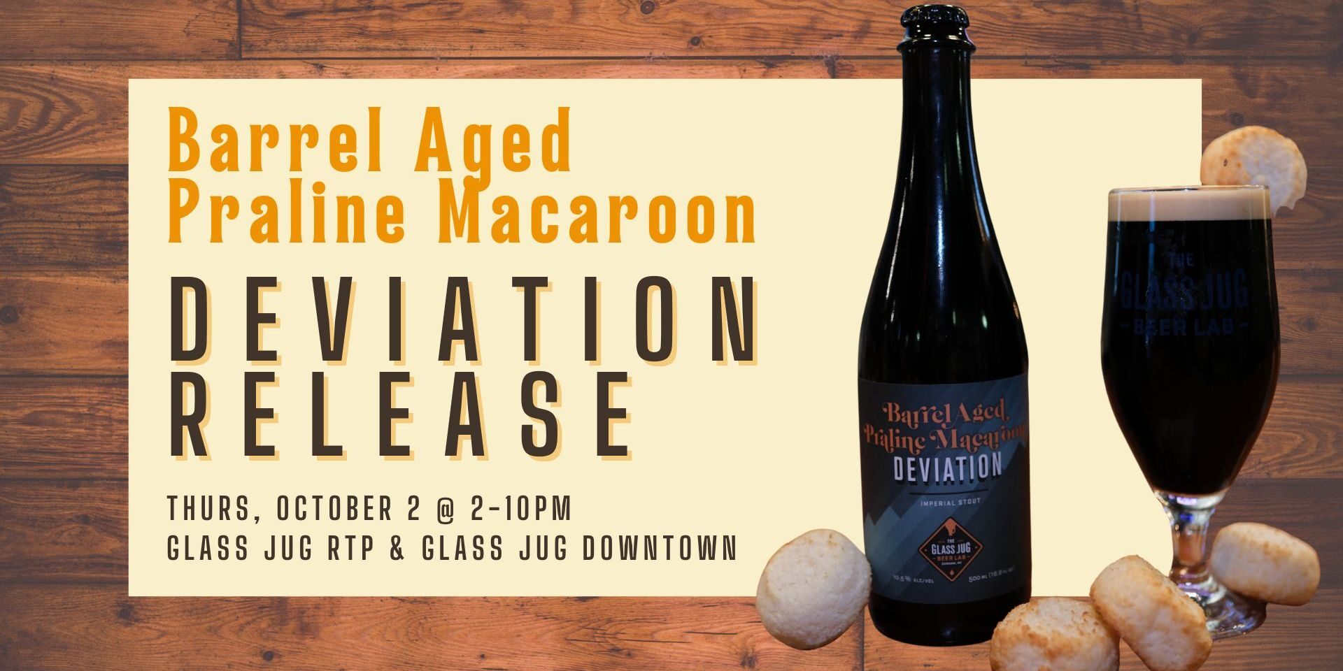 Bourbon Barrel Aged Praline Deviation Release Party - Downtown Durham Inc